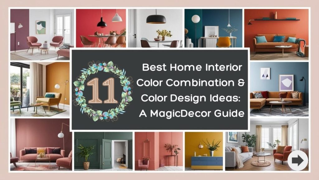Top 11 Home Interior Color Combination & Color Design Ideas