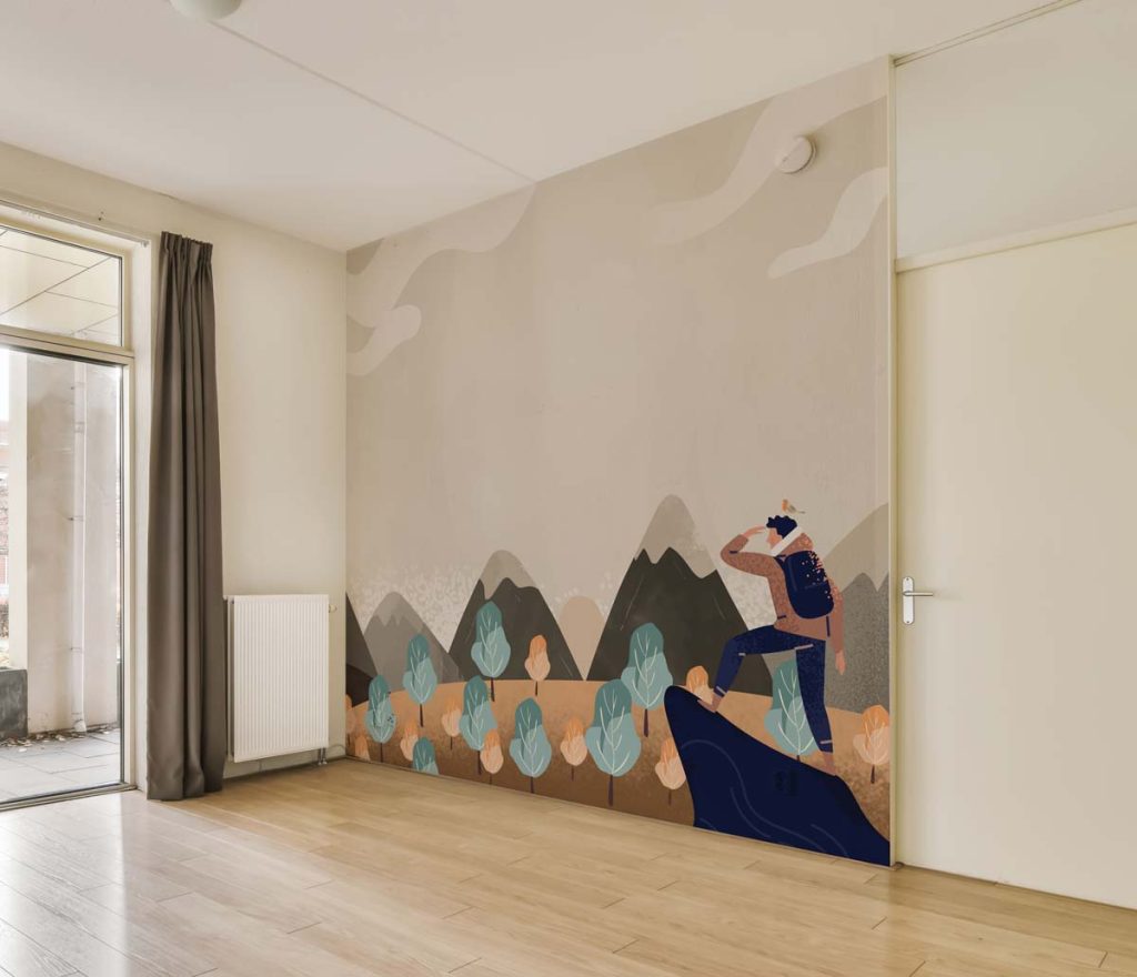 Explorer, Spirit of Adventure in the Wilderness Mural - Magicdecor