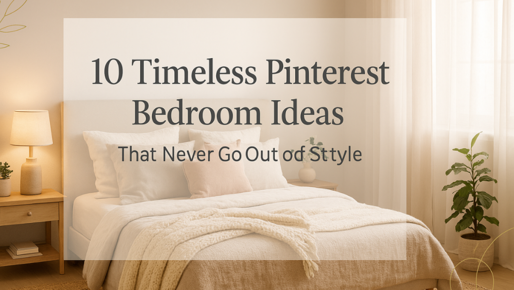 10 Timeless Pinterest Bedroom Ideas That Never Go Out of Style - Magicdecor