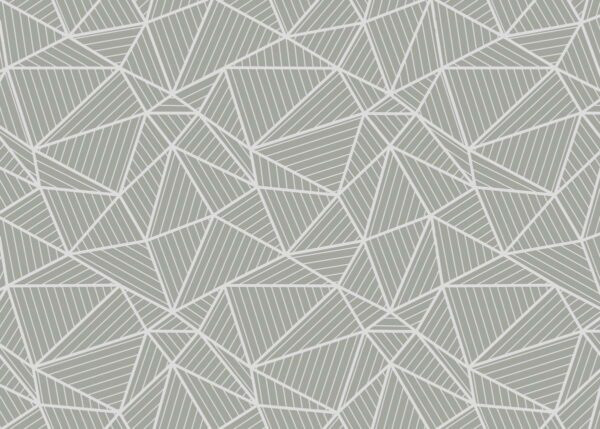 Griselle, Muted Green Minimal Geometric Pattern Wallpaper - Magicdecor