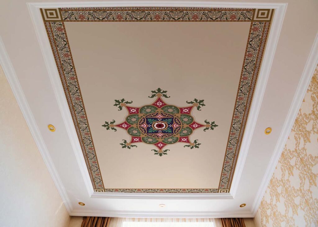 Mandorix, Ornate Mandala-Inspired Ceiling Mural - Magicdecor